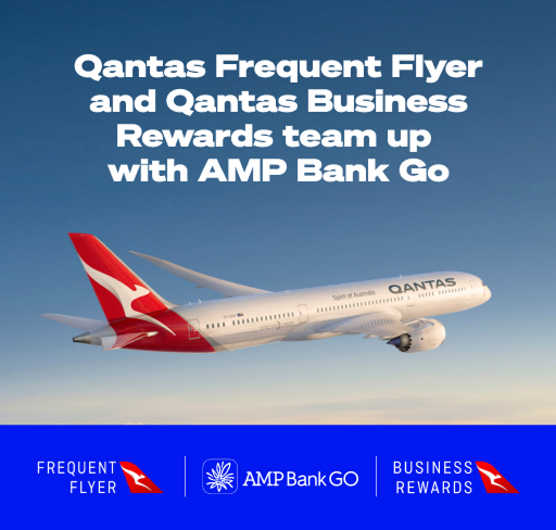 Qantas Frequent Flyer and Qantas Business Rewards team up with AMP Bank to reward you and your ...